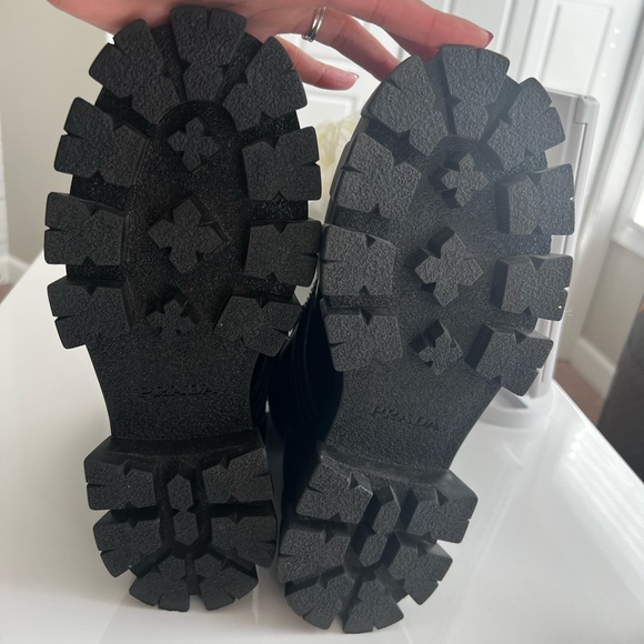 Prada | Shoes | Prada Monolith Boots | Poshmark
